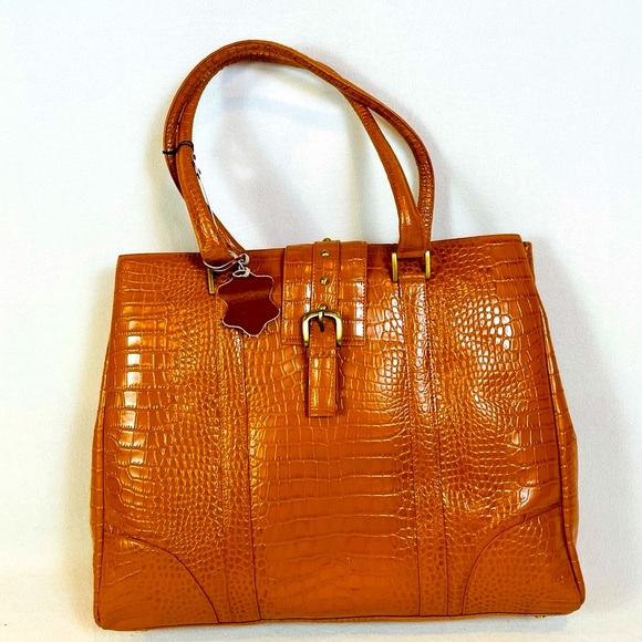 Charlie Lapson | Bags | Charlie Lapson Genuine Leather Oversized Bag ...